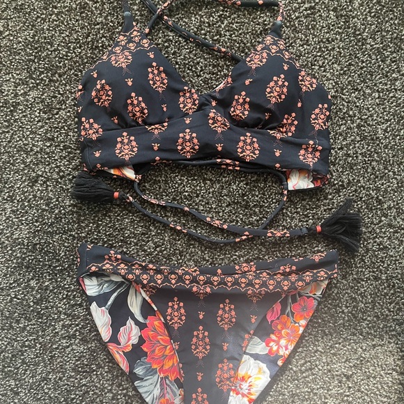 Maaji | Swim | Maaji Reversible Bikini Set With Tassels | Poshmark